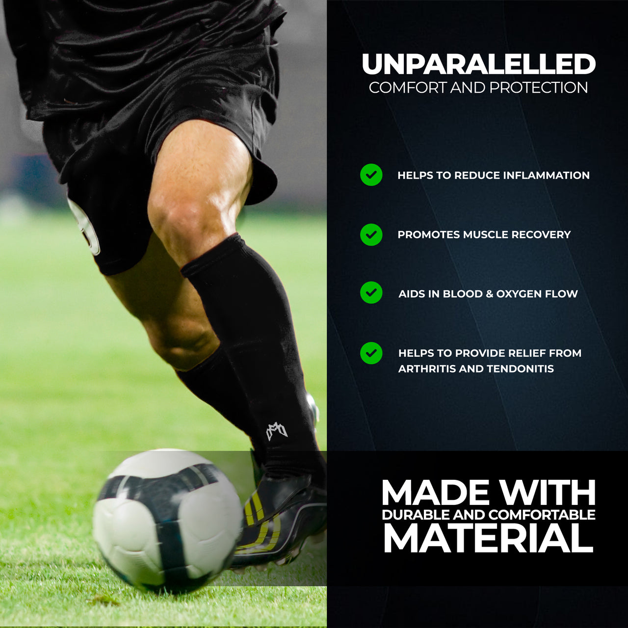 Pre-Cut Soccer Socks | Socks for Adults | MediCaptain