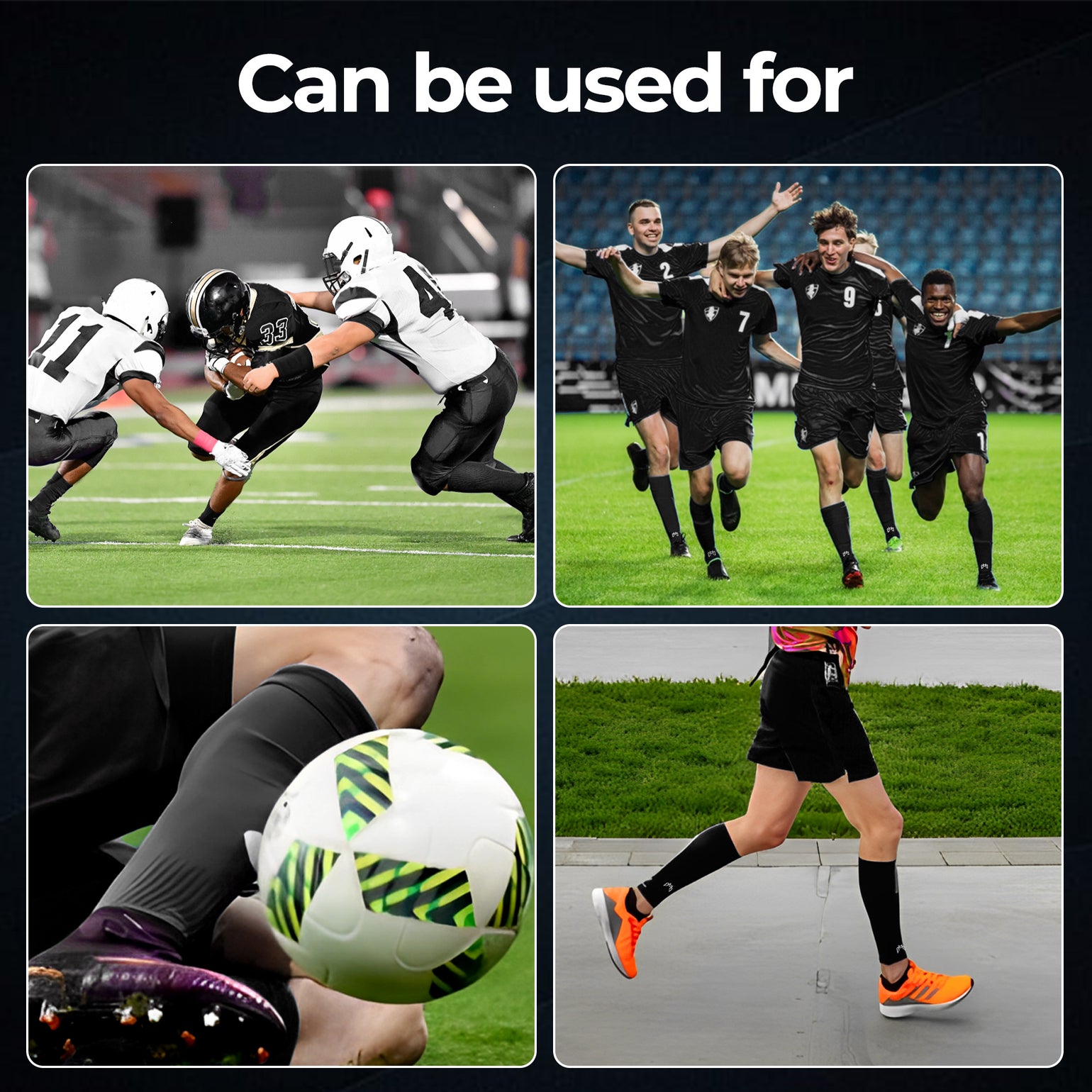 Pre-Cut Soccer Socks | Socks for Adults | MediCaptain