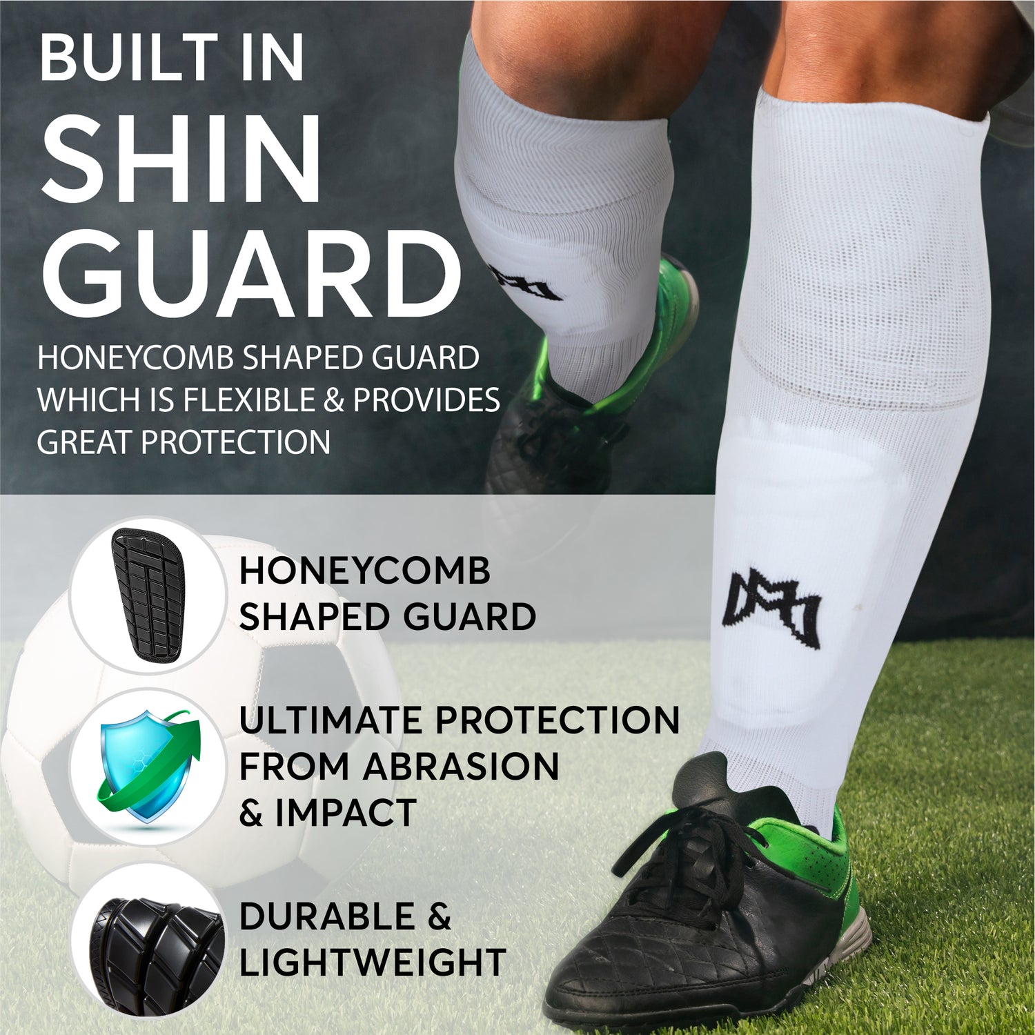 MediCaptain™ Ultimate All-in-One Soccer Socks