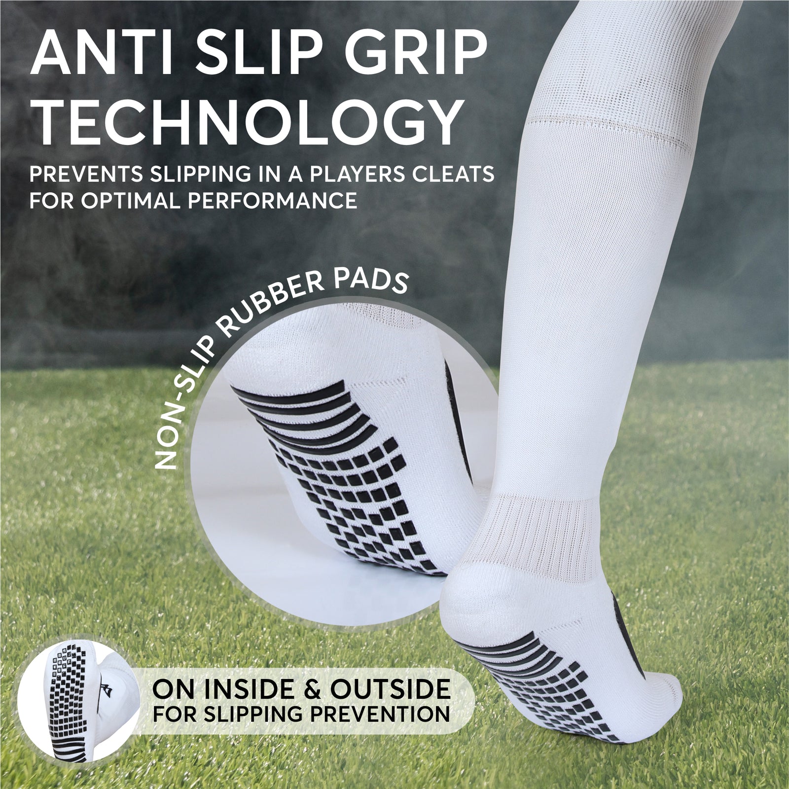 MediCaptain™ Ultimate ALL IN ONE Soccer Sock with Shin Guard - Metatar